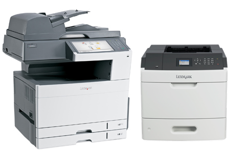 Lexmark color X925de A3 og mono MS812de A4 - Rent-a-printer